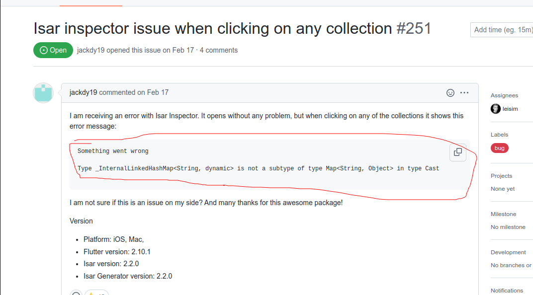 i can't visit isar inspector · Issue #315 · isar/isar · GitHub