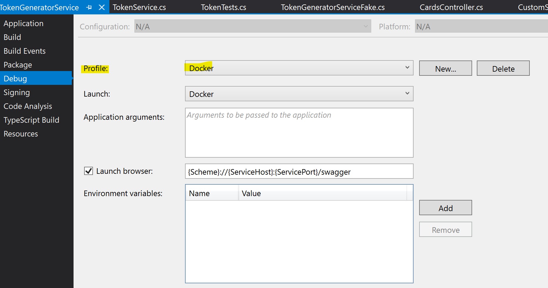GitHub - gmanzini/TokenService