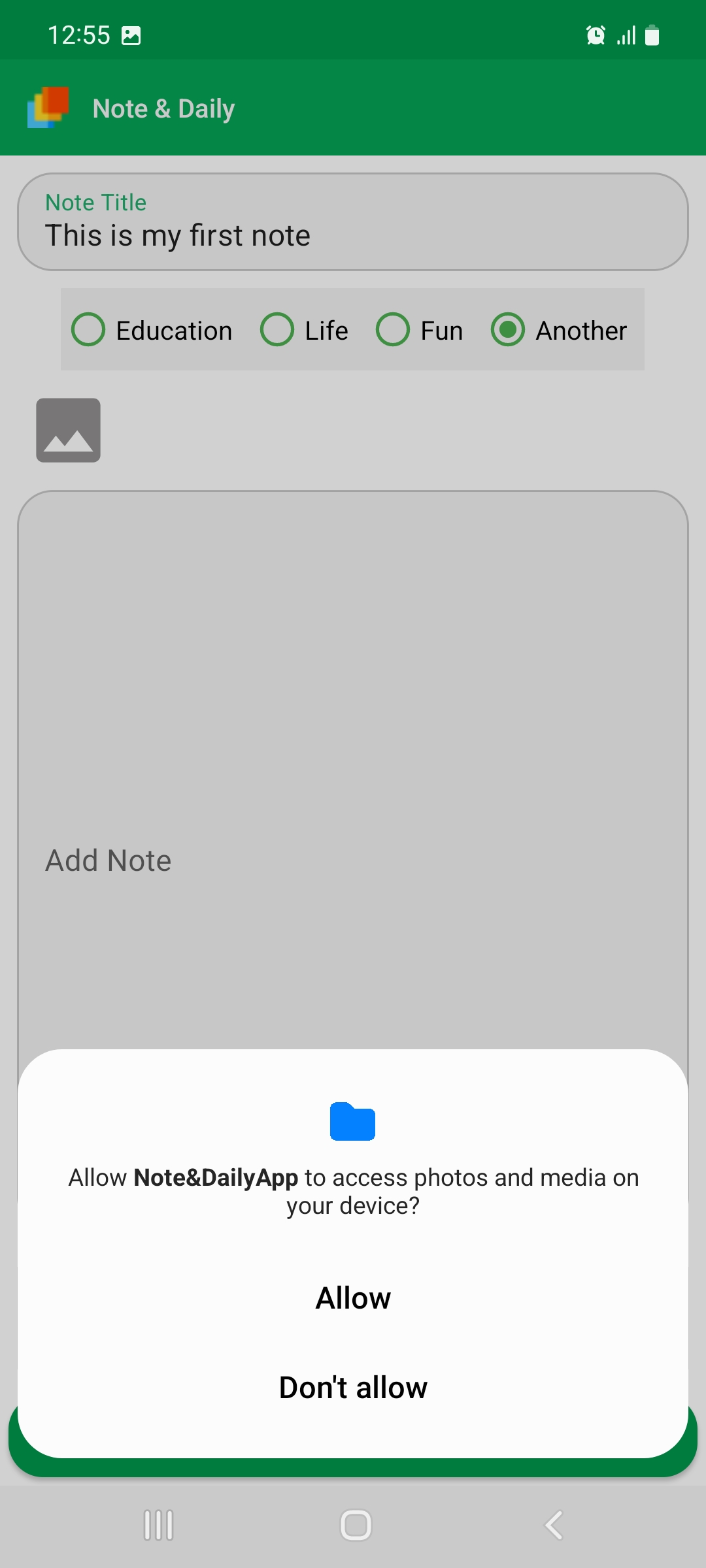 GitHub - salihkinali/Note-Daily-App: I created note app with use Room,Coroutine and Mvvm.