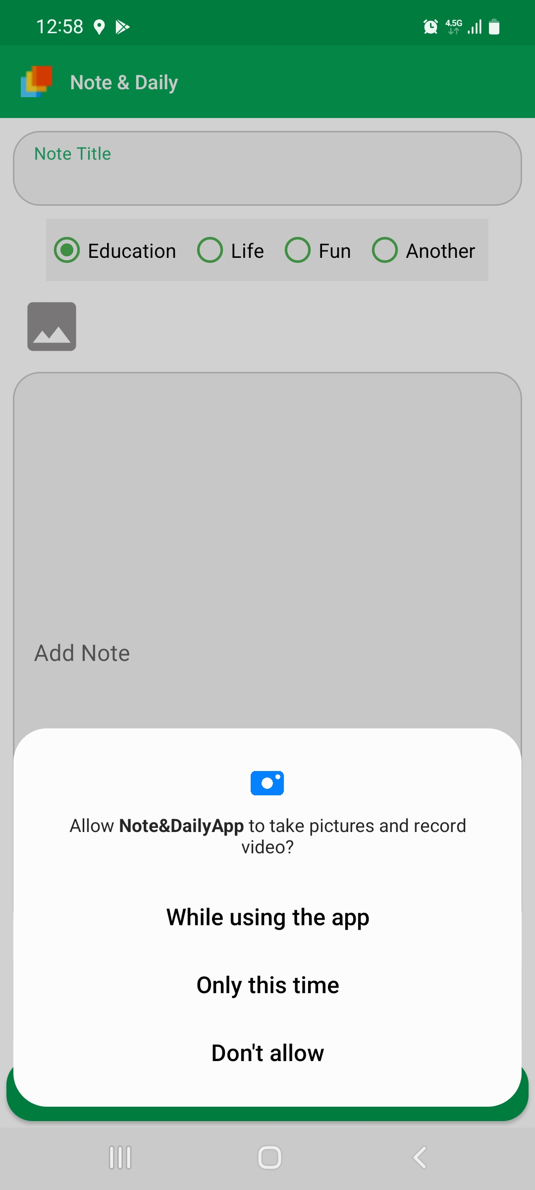 GitHub - salihkinali/Note-Daily-App: I created note app with use Room,Coroutine and Mvvm.
