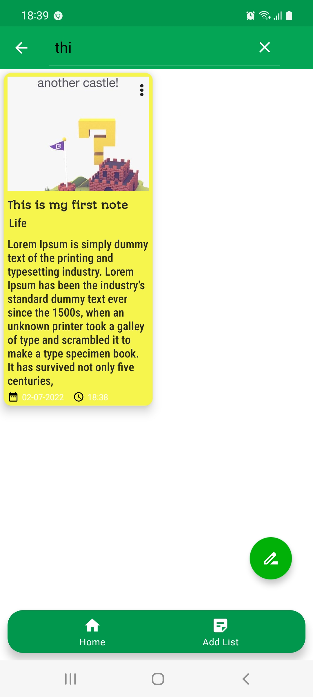 GitHub - salihkinali/Note-Daily-App: I created note app with use Room,Coroutine and Mvvm.