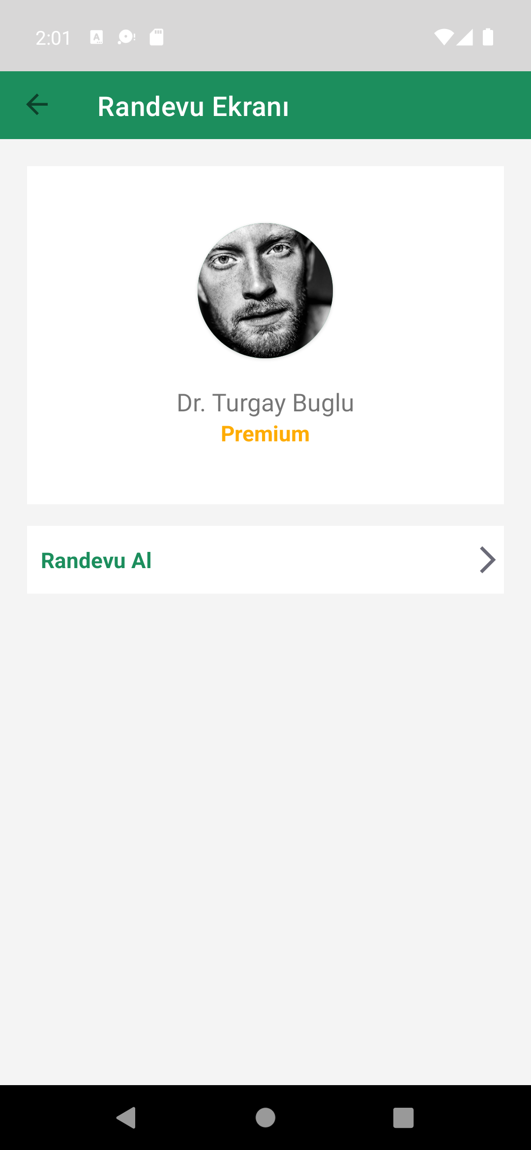 GitHub - salihkinali/DoctorApp