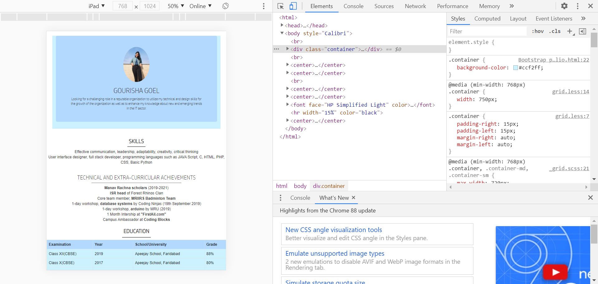 GitHub - gourisha-26/Bootstrap-Portfolio-Website