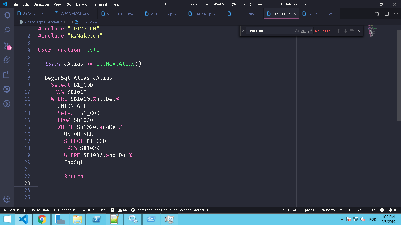 Erro identação do código quando se tem Embedded Sql · Issue #156 ...