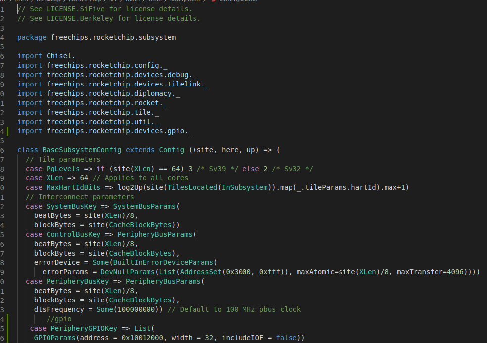 gpio connection with Rocket Chip · Issue #749 · ucb-bar/chipyard · GitHub