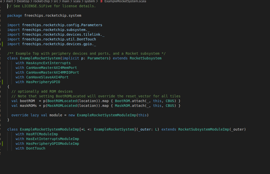gpio connection with Rocket Chip · Issue #2769 · chipsalliance/rocket-chip · GitHub