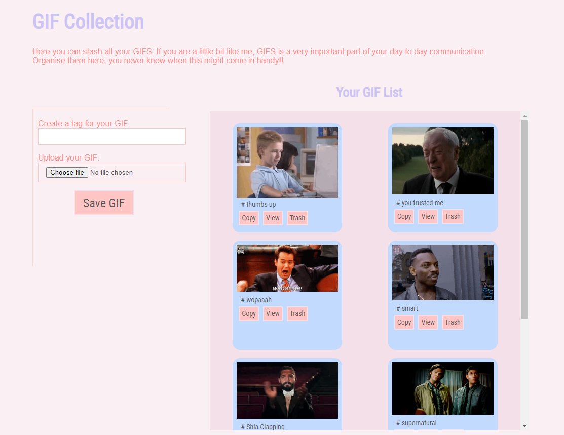 GitHub - RNA-Messenger/GIFCollector: gifs I use and love