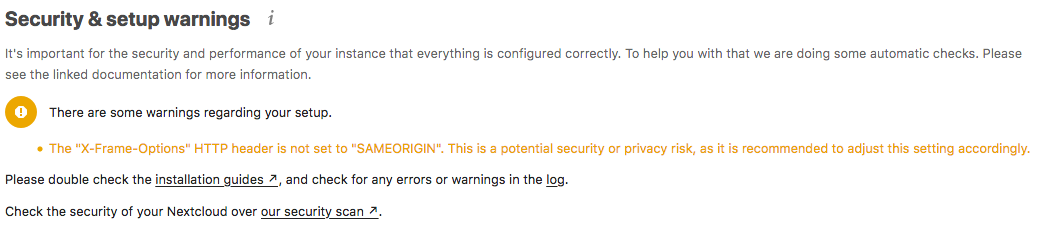 "X-Frame-Options" HTTP header is not set to "SAMEORIGIN" · Issue #119 · linuxserver/docker ...