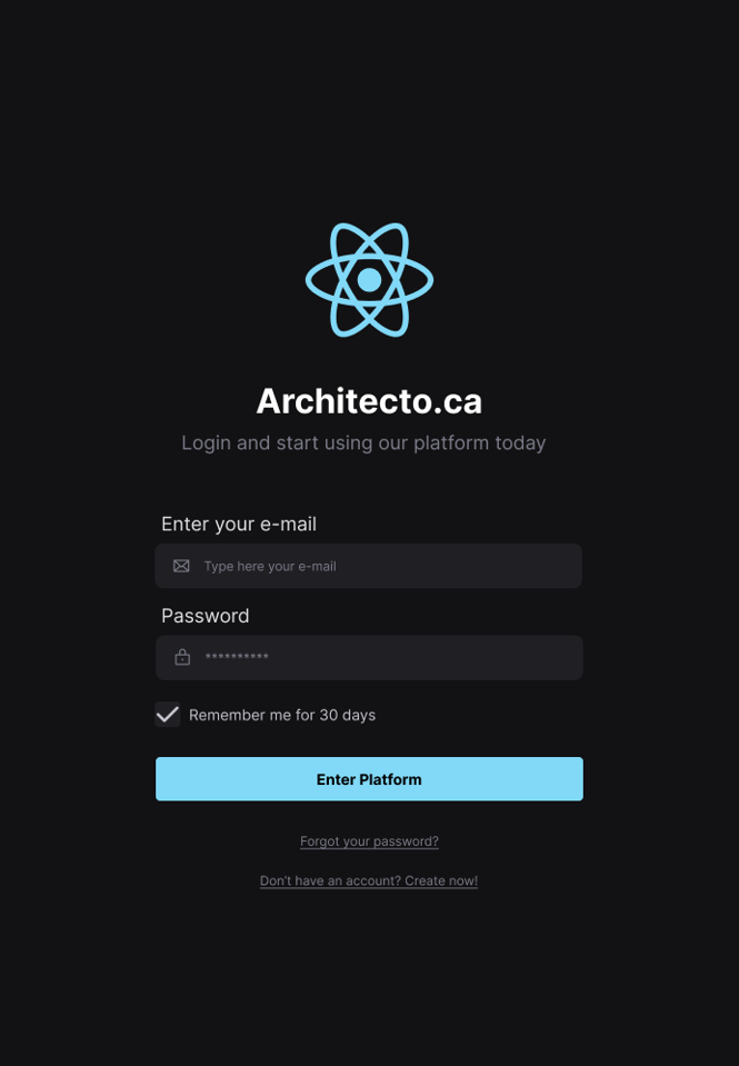 GitHub - rodrigofelga/Login_Architecto: Figma to React exercise