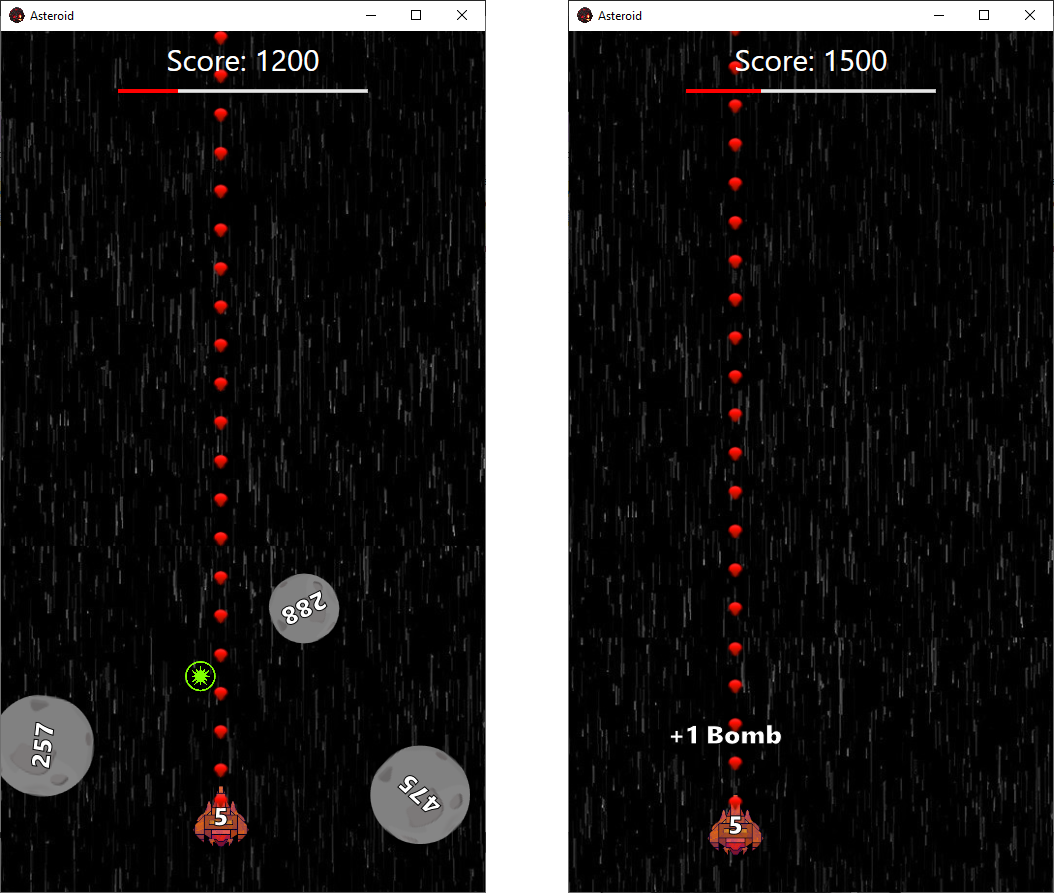 GitHub - sofya-avdeeva/Space: A desktop game about destroying of flying asteroids using a ...