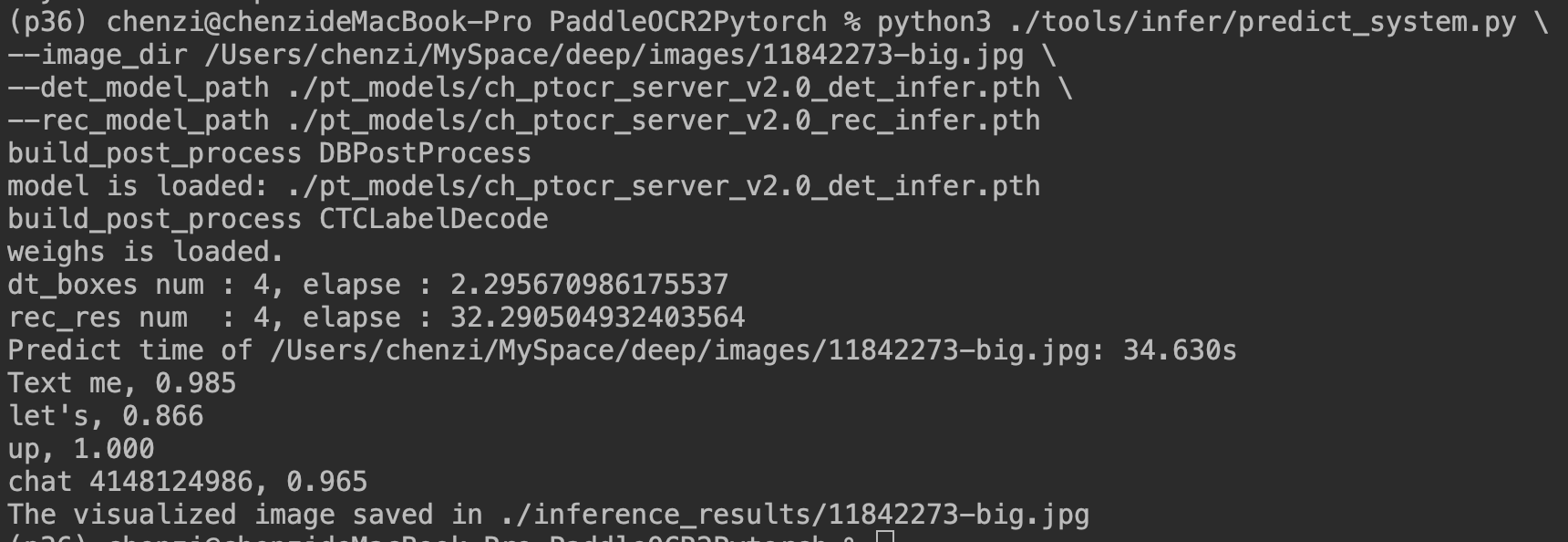 推理速度很慢 · Issue 7 · Frotms Paddleocr2pytorch · Github