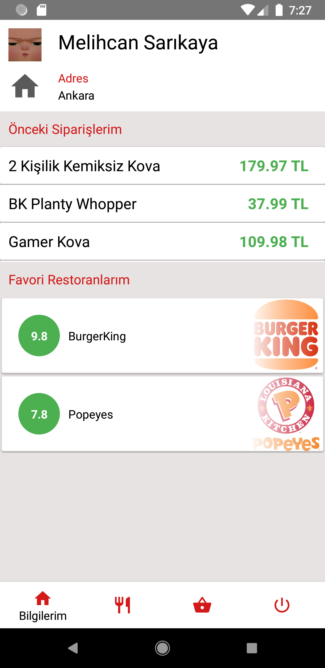 GitHub - MelihcanSrky/Food-Delivery-App: Food delivery app