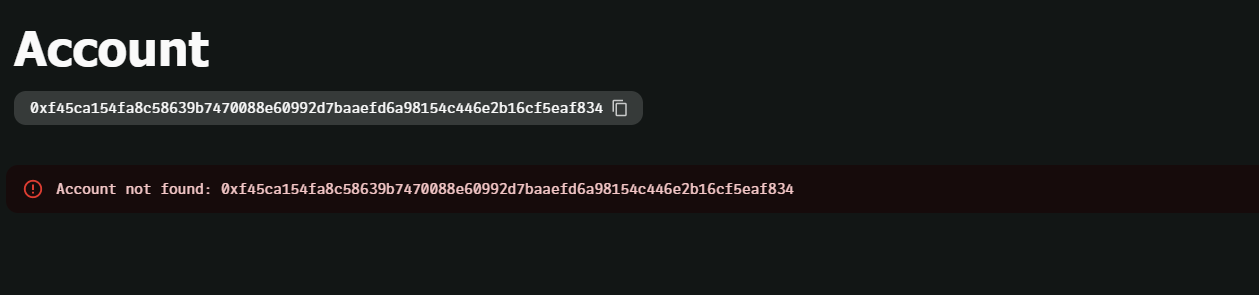 Account not found · Issue #238 · aptos-labs/explorer · GitHub