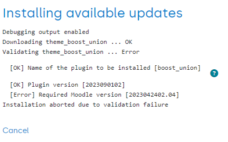 Moodle version fail? · Issue #433 · moodle-an-hochschulen/moodle-theme_boost_union · GitHub