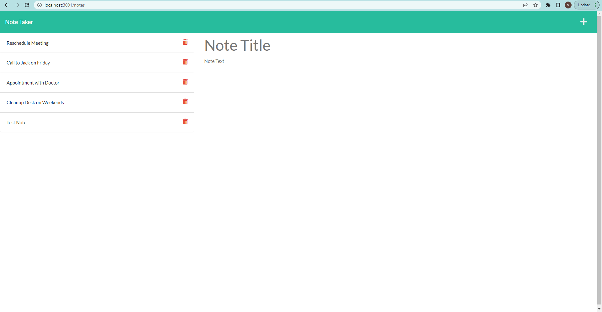 GitHub - VaishaliQA/Note_Taker: Note Taker application