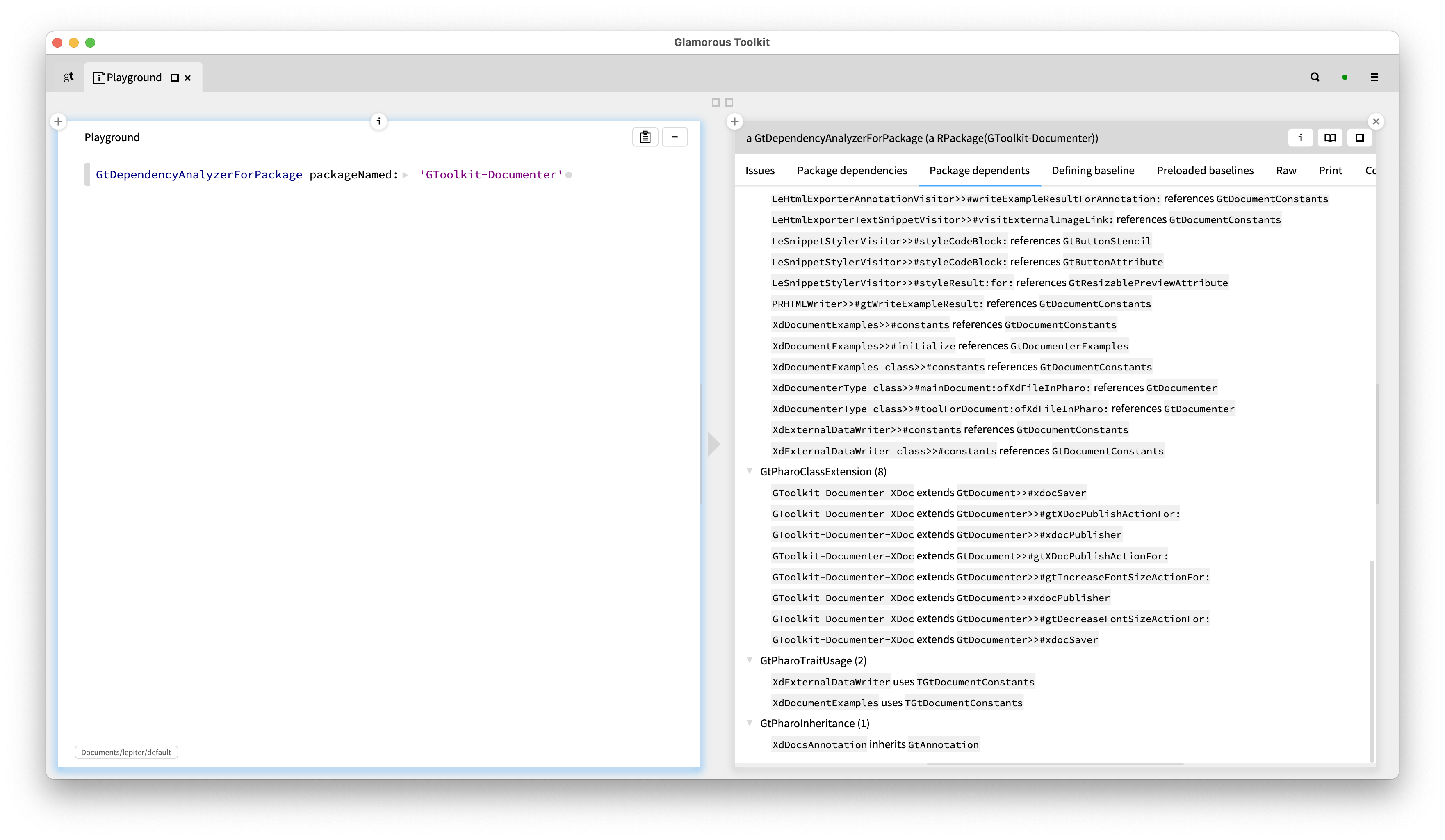 Extend package dependency analysis with incoming dependencies · Issue #2204 · feenkcom/gtoolkit ...