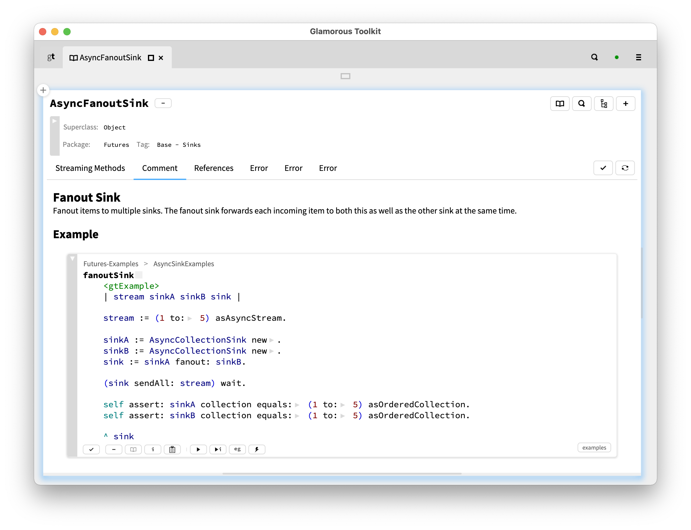 [Async] Add a fanout sink to forward items to another sink · Issue #2238 · feenkcom/gtoolkit ...