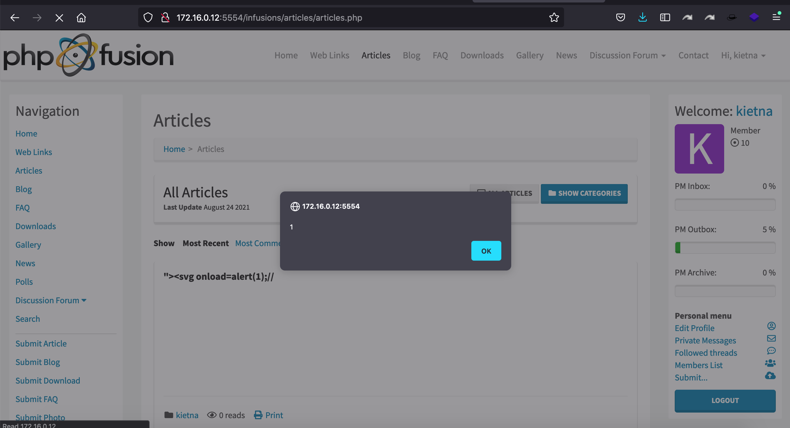 Bypass preg pattern lead to Cross-site Scripting in descript() function · Issue #2373 ...
