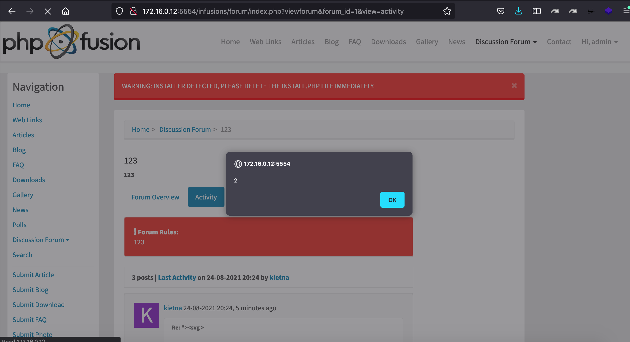 Bypass preg pattern lead to Cross-site Scripting in descript() function · Issue #2373 ...