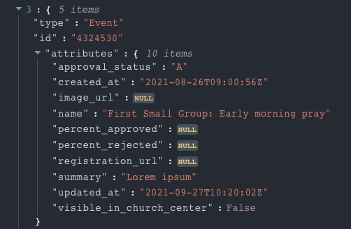 Filtering calendar events by groups (feed?) · Issue #904 · planningcenter/developers · GitHub