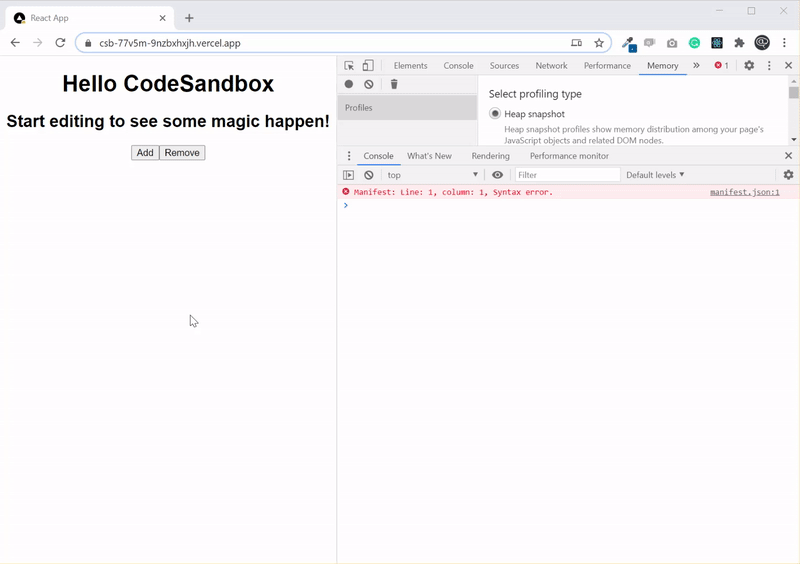 Bug Memory Leak When Rendering Arrays · Issue 20368 · Facebookreact · Github