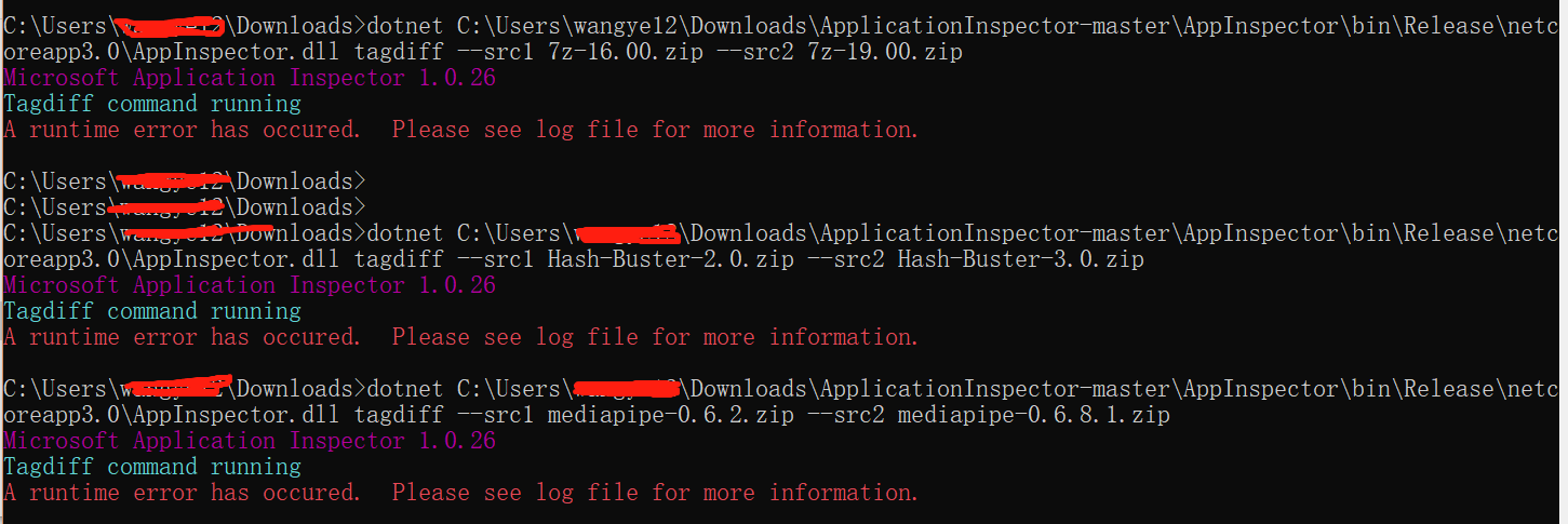tagdiff error · Issue #139 · microsoft/ApplicationInspector · GitHub