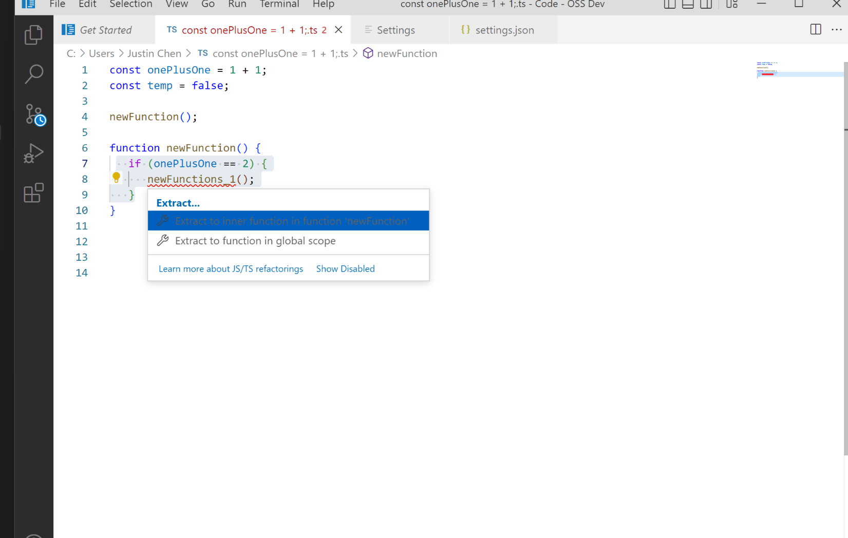Code Action Widget Highlighted Text Is Hard To Read · Issue 158626 