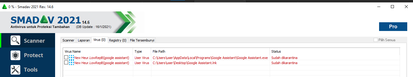 Google Assistant.exe detected as a virus by SMADAV Antivirus. · Issue #329 · Melvin-Abraham ...