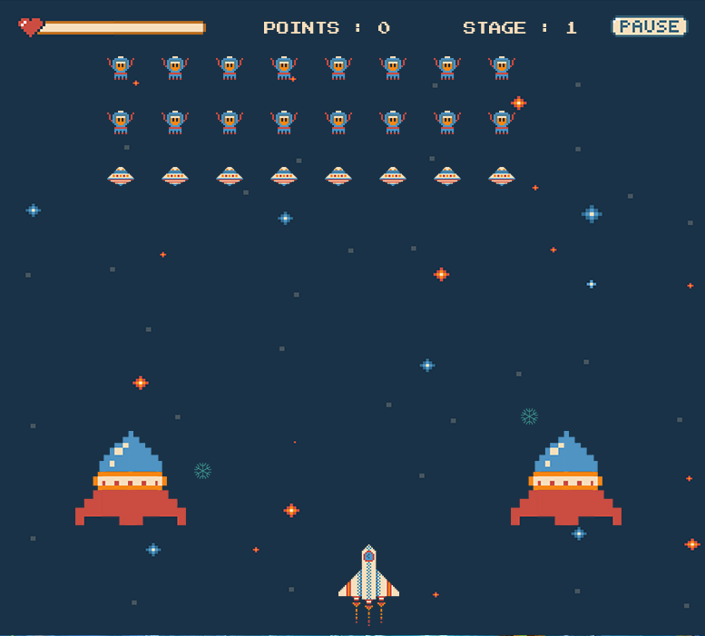 GitHub - RomainMagana/Space-Pixel-Game: Space_invaders en C