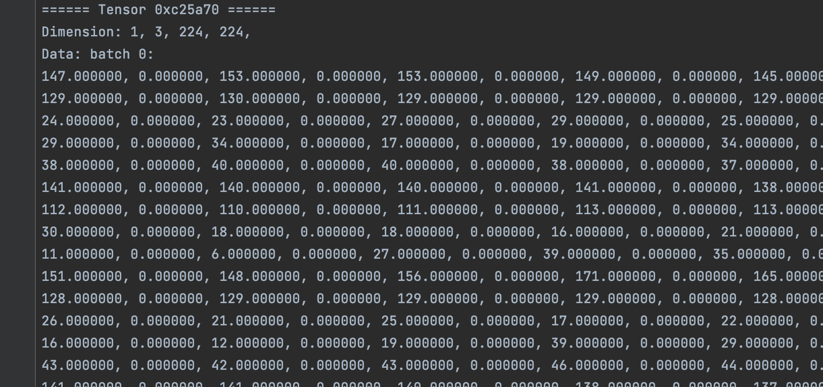 Tensorflow NHWC格式 转换成 CAFFE NCHW格式，出现错误，隔一个数字就出现一个0。 · Issue #1618 · alibaba/MNN · GitHub