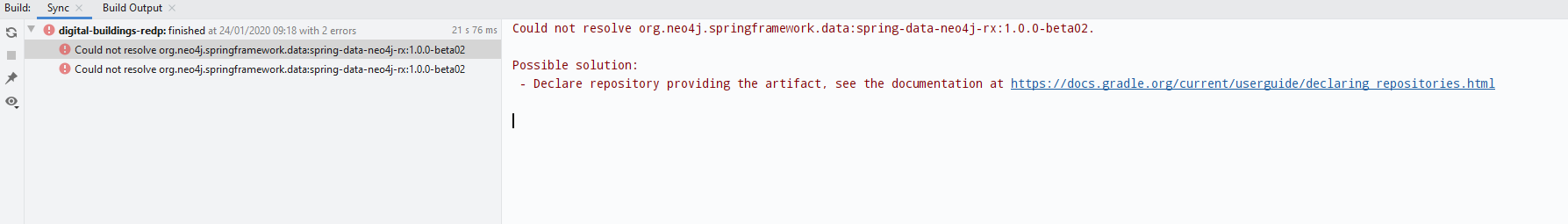 Gradle cannot resolve spring-data-neo4j-rx:1.0.0-beta02 · Issue #122 ...