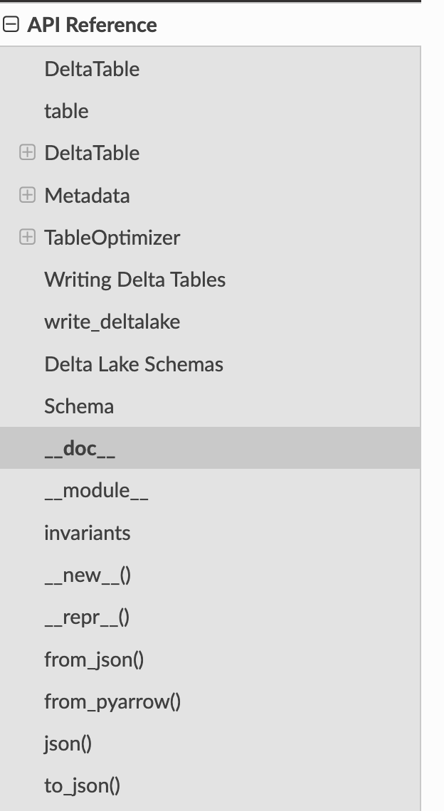 Address Various Issues In Mkdocs For Python · Issue 1708 · Delta Iodelta Rs · Github