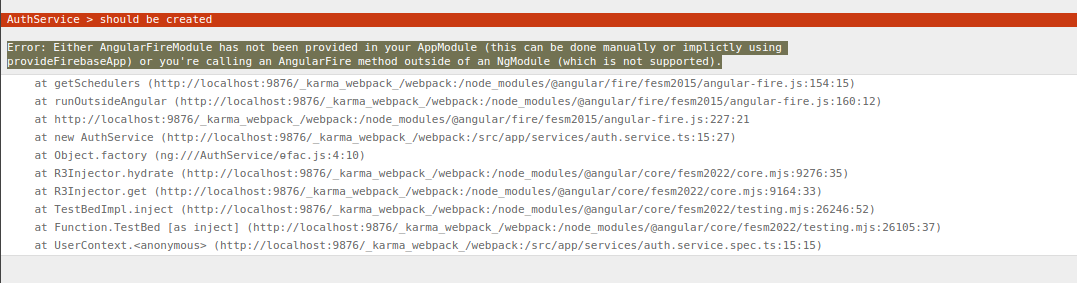Angularfiremodule Is Required While Unit Testing · Issue 3383 · Angularangularfire · Github 7163