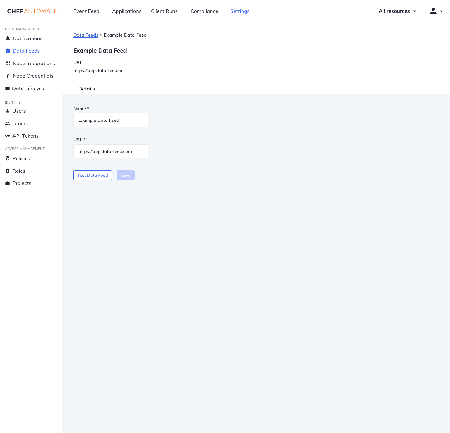 data feed ui consistency updates · Issue #2098 · chef/automate · GitHub