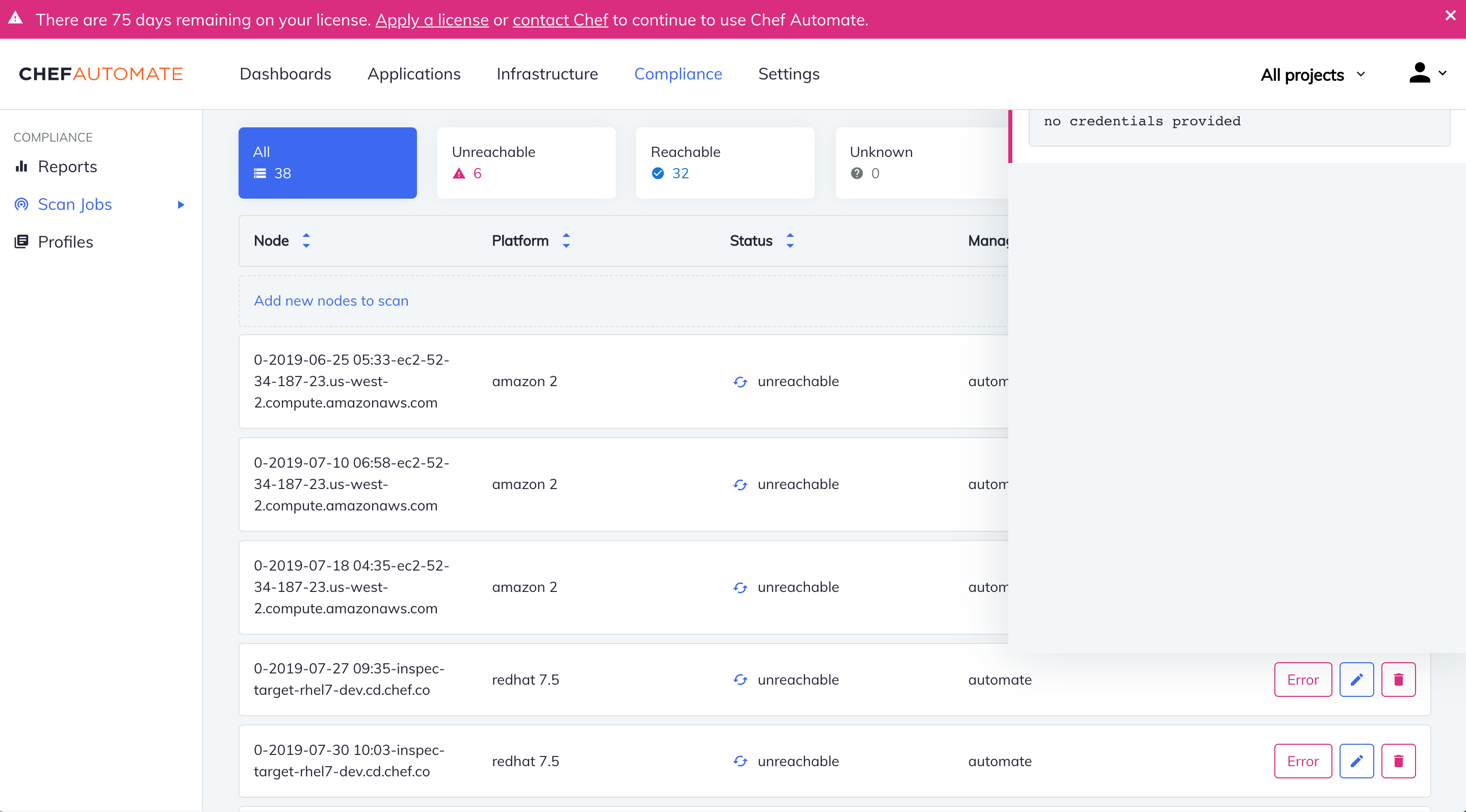 right panel positioning issue · Issue #2238 · chef/automate · GitHub