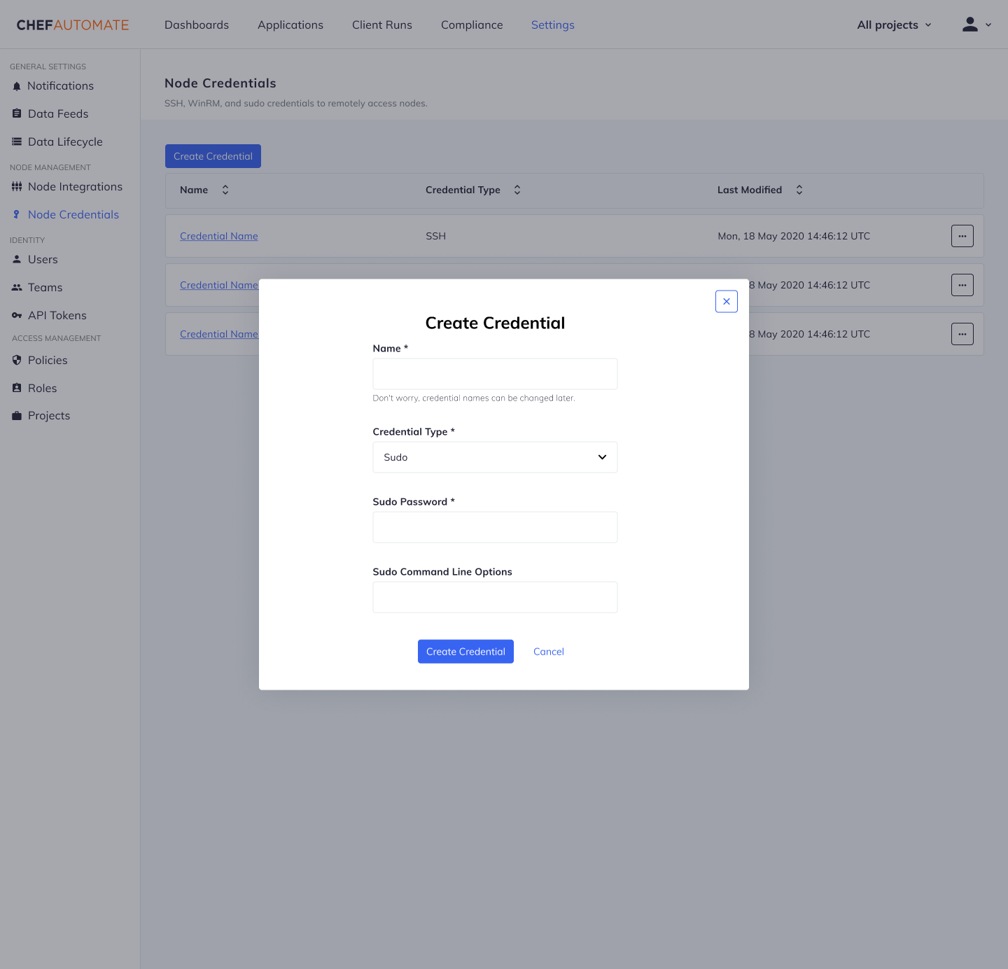 node credentials consistency improvements · Issue #3716 · chef/automate · GitHub