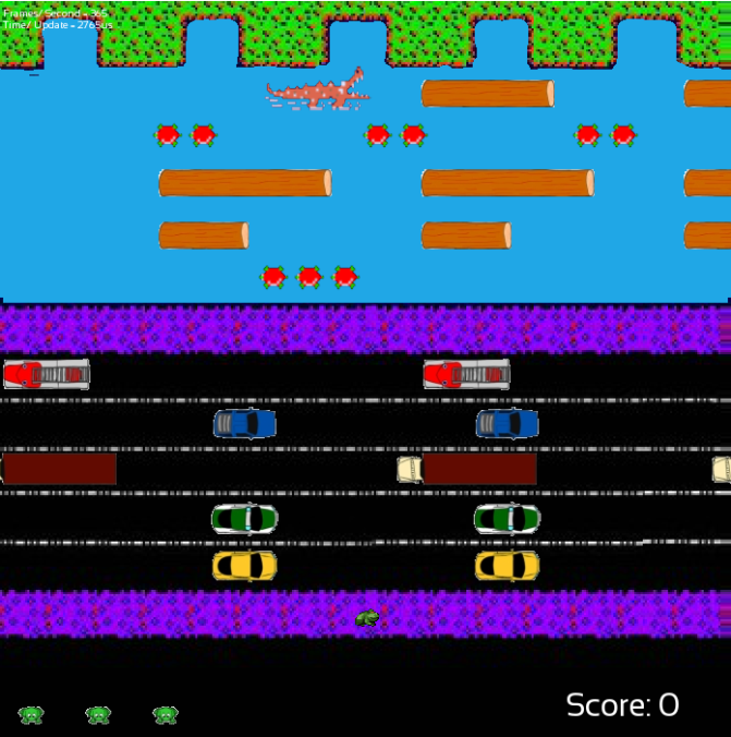 GitHub - aliemir99/SFML-Frogger-Game: replica of the famous arcade game Frogger made with SFML