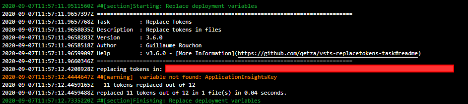 Release variables with empty values cannot be found when replacing via task · Issue #174 · qetza ...