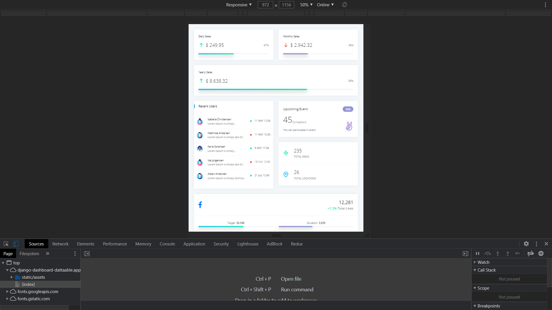 Navbar not appearing on mobile view · Issue #1 · app-generator/django-datta-able · GitHub