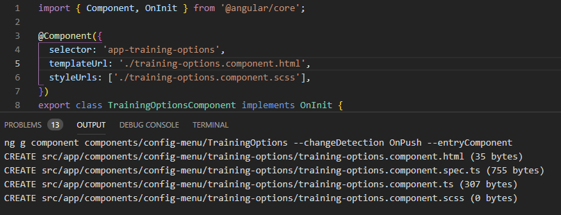 OnPush Option does not work when creating component. · Issue #40 · cyrilletuzi/vscode-angular ...