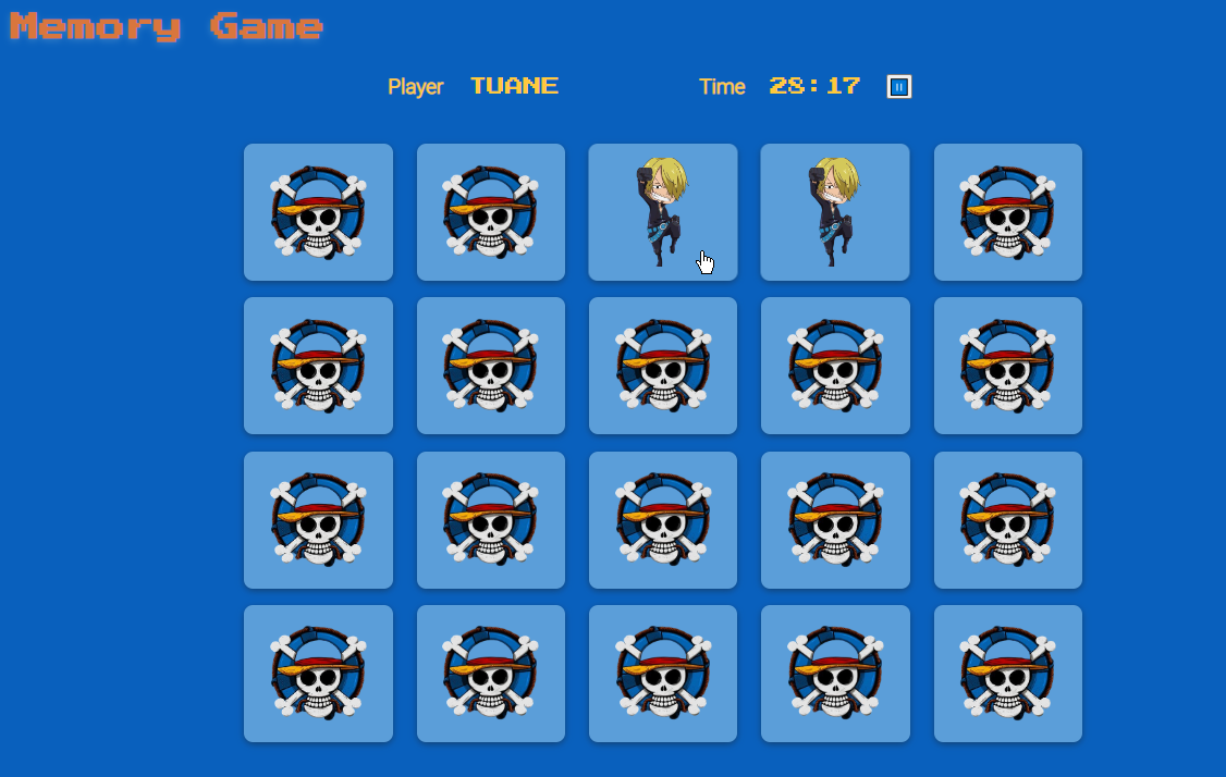 GitHub - Tuanemendes/memory-game-onepiece: Implementação de um jogo ...