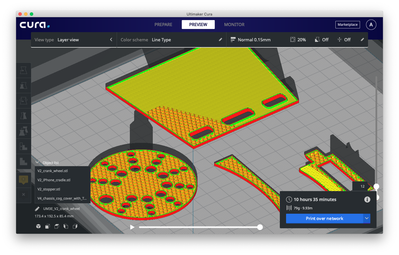 Per model settings and cubic subdivision, possible bug CURA 4.2.1 ...
