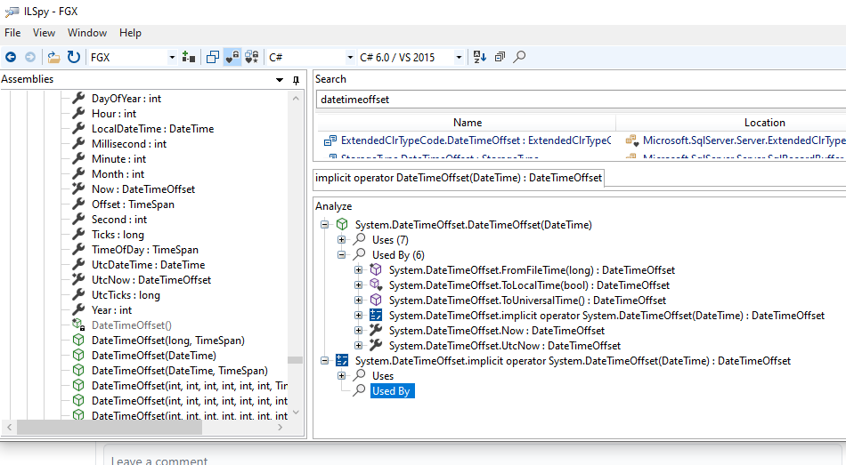 Analyze->Used By does not work for implicit operators · Issue #2252 ...