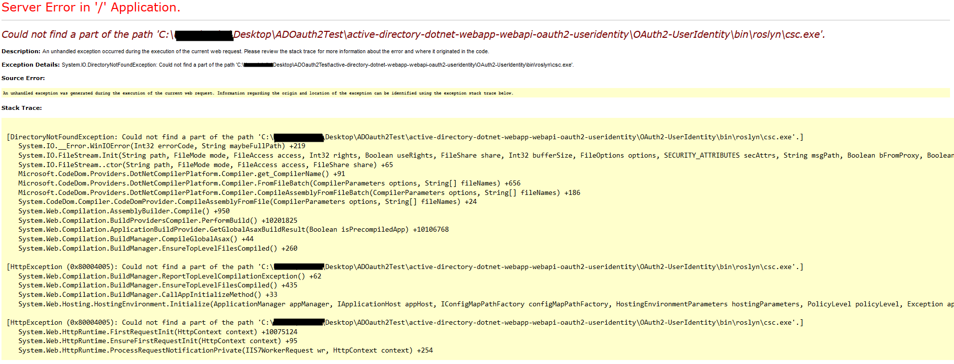 Going To Userprofile After Signing In Causes Error · Issue 9 · Azure Samplesactive Directory 5816
