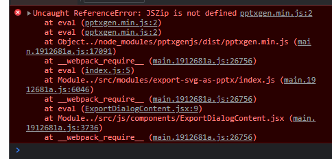 ReferenceError: JSZip is not defined · Issue #1026 · gitbrent/PptxGenJS · GitHub