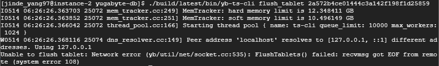 [docdb] Tool to flush all tablets on a tablet server · Issue #2785 · yugabyte/yugabyte-db · GitHub