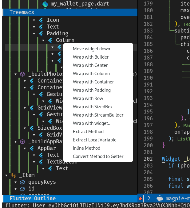 [Feature Request] Wrap the widget under the point into another widget(e.g. container) · Issue ...