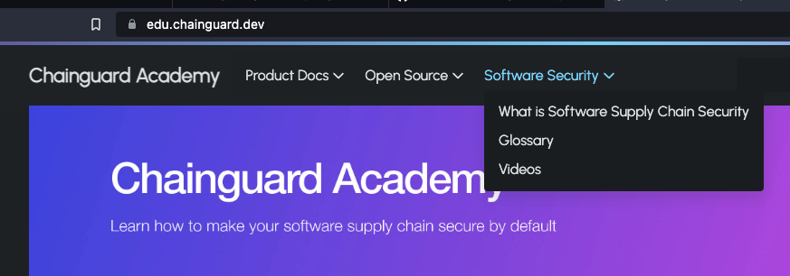 "What Makes a Good SBOM?" Page is Not Showing Up · Issue #249 · chainguard-dev/edu · GitHub