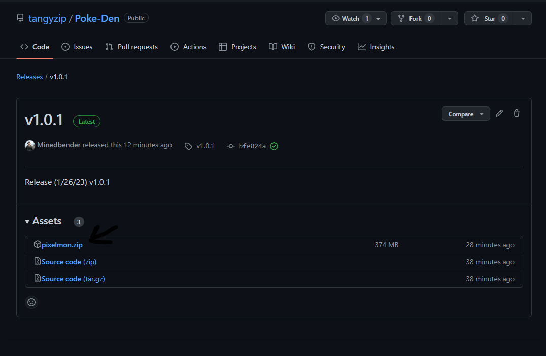 GitHub - tangyzip/Poke-Den: Mods for Pixelmon Server
