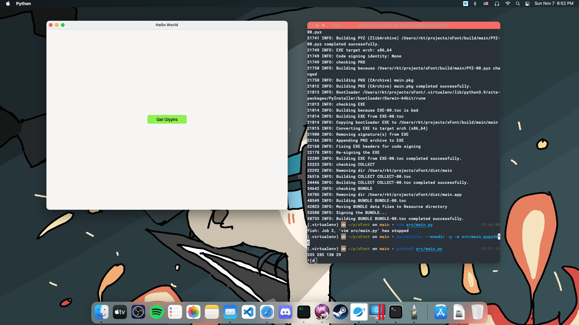 Application (with PyGobject and Gtk3) crashes after created by using Pyinstaller on macOS ...